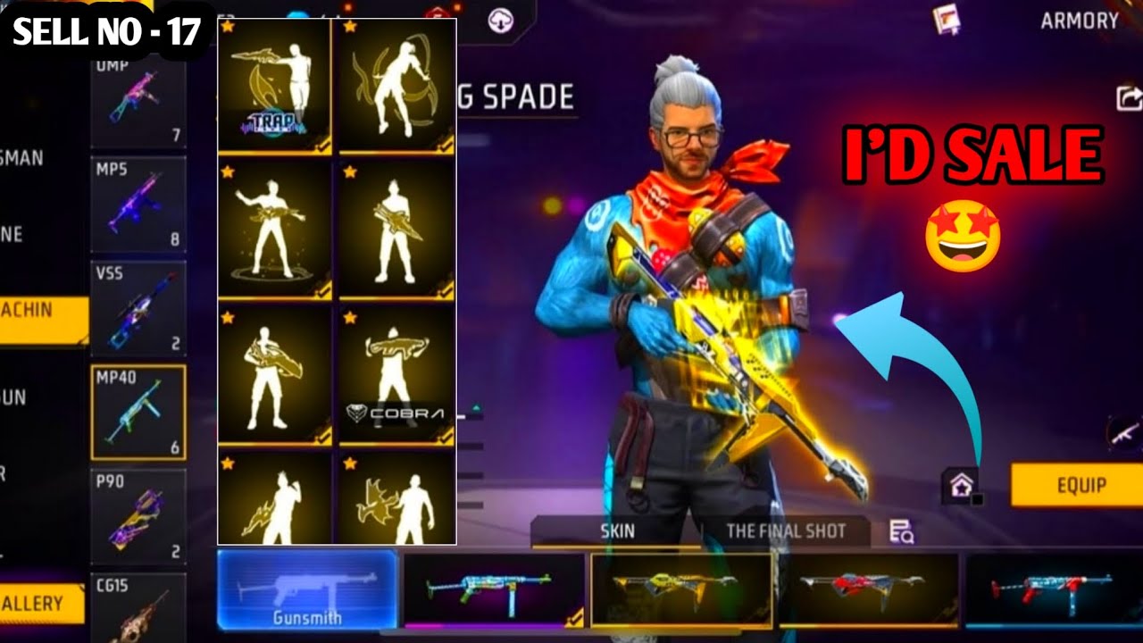 FF I'd Sell- Free Fire I'd sell | Low Price Account Sell | Rs I'd Sell ...