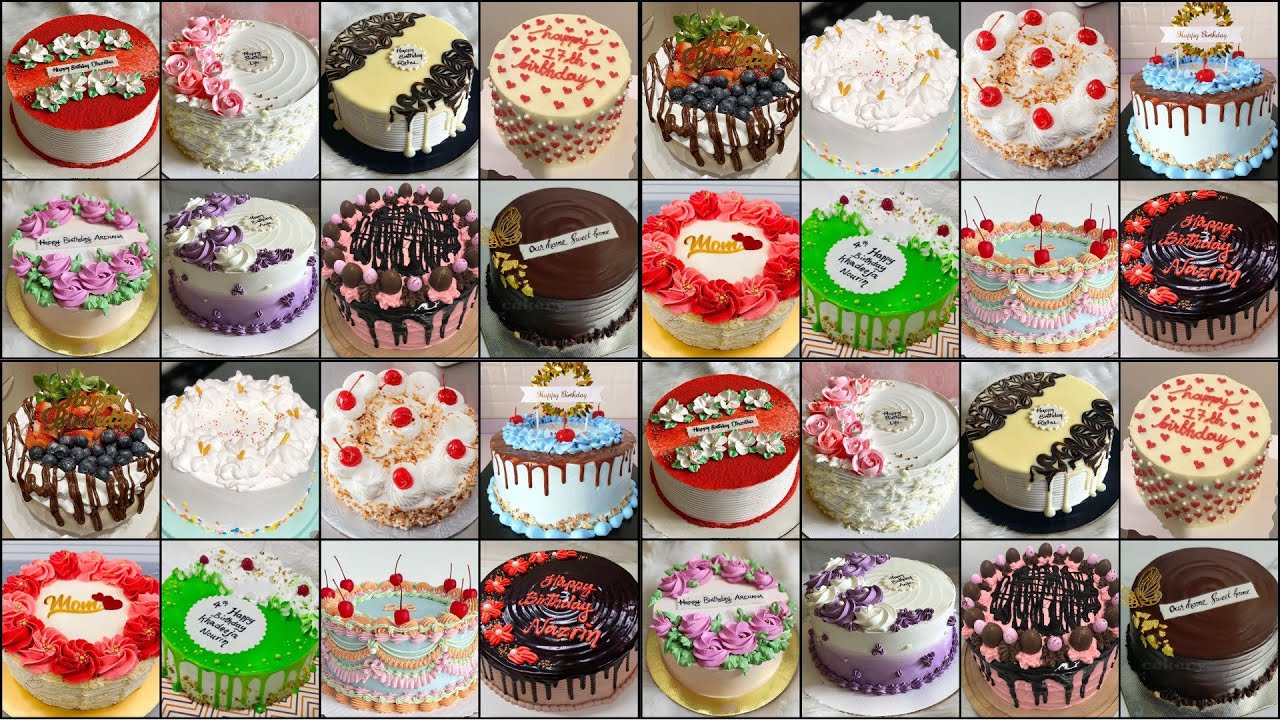 🌈Round Cake Decorating Ideas 2023/New Cake Design 2023/Round Shape Cake ...