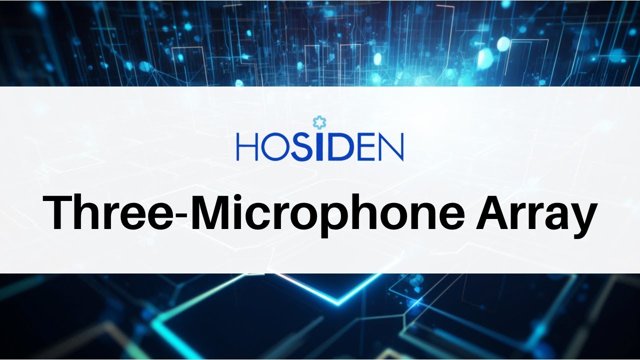 Three-Microphone Array - YouTube