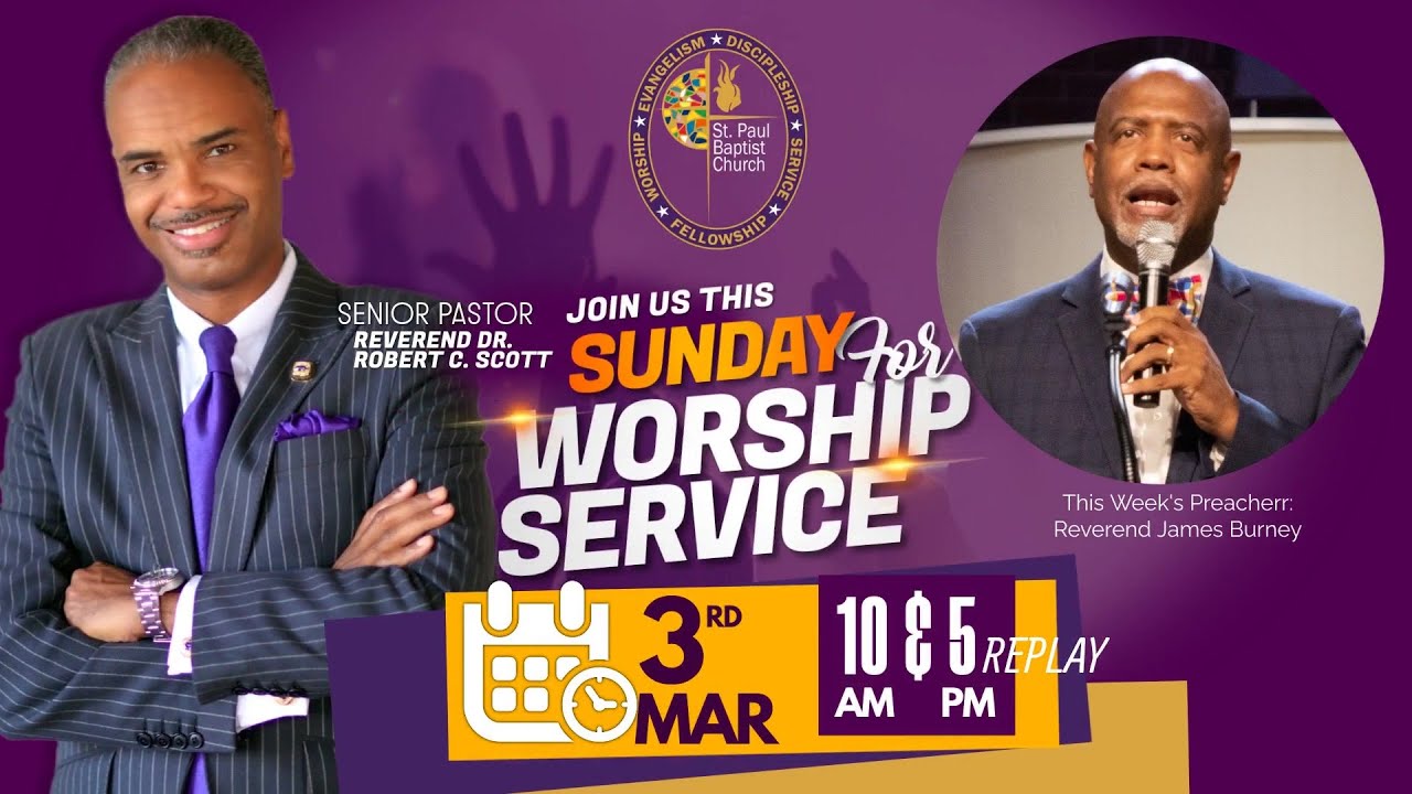 Sunday Morning Worship - Today's Preacher: Reverend James Burney ...