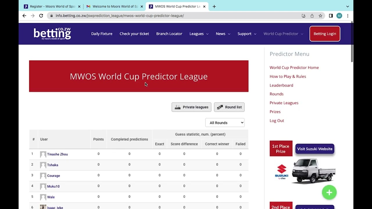 02 MWOS World Cup Predictor Login Intro - YouTube