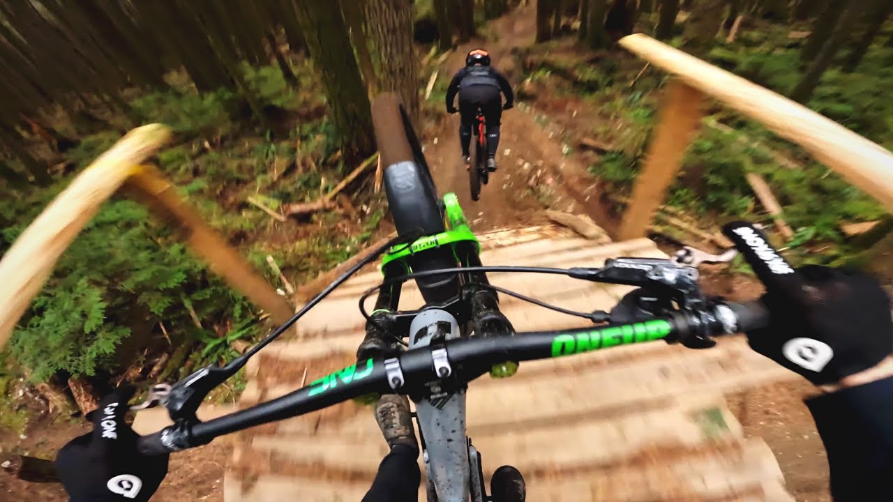 MTB Downhill Track in my backyard! - YouTube