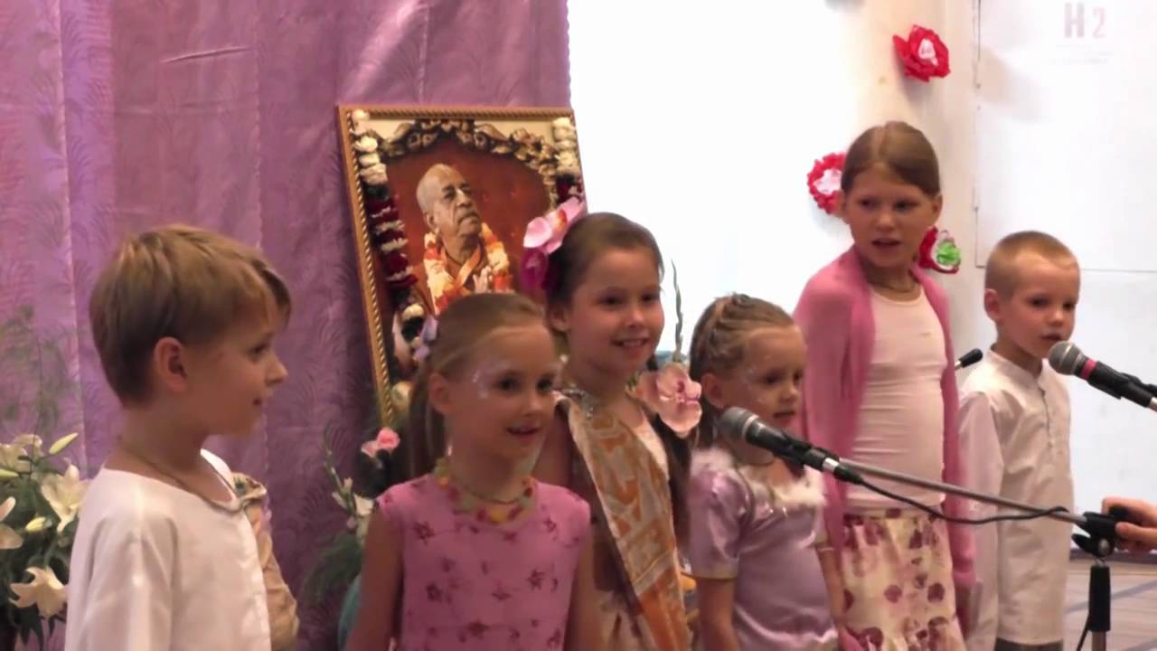 Krishna 's best friend by kids Part 2 at ISKCON Moldova on Children Day ...
