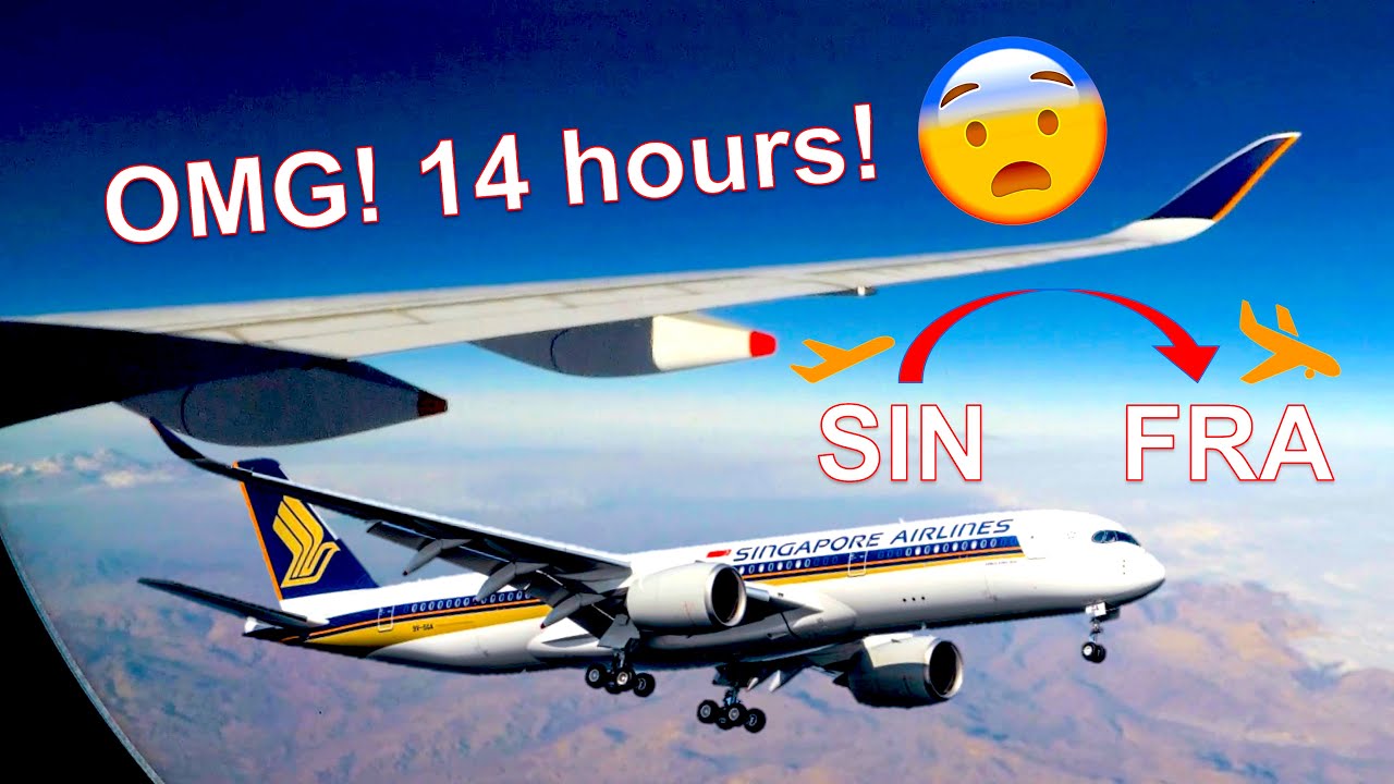 ️ 14 HOURS! Airbus A350 Full Flight: Singapore to Frankfurt | Window ...