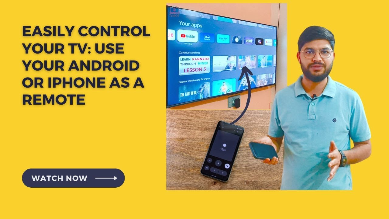 Control your TV with your Android or iPhone A Step by Step Guide - YouTube
