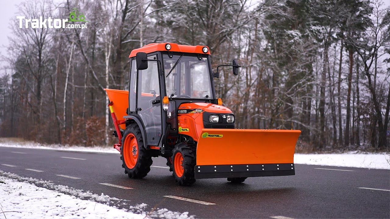Kubota B2441 NeoStar 4x4 24KM + posypywarka LEJ + kabina QB1 + pług do ...