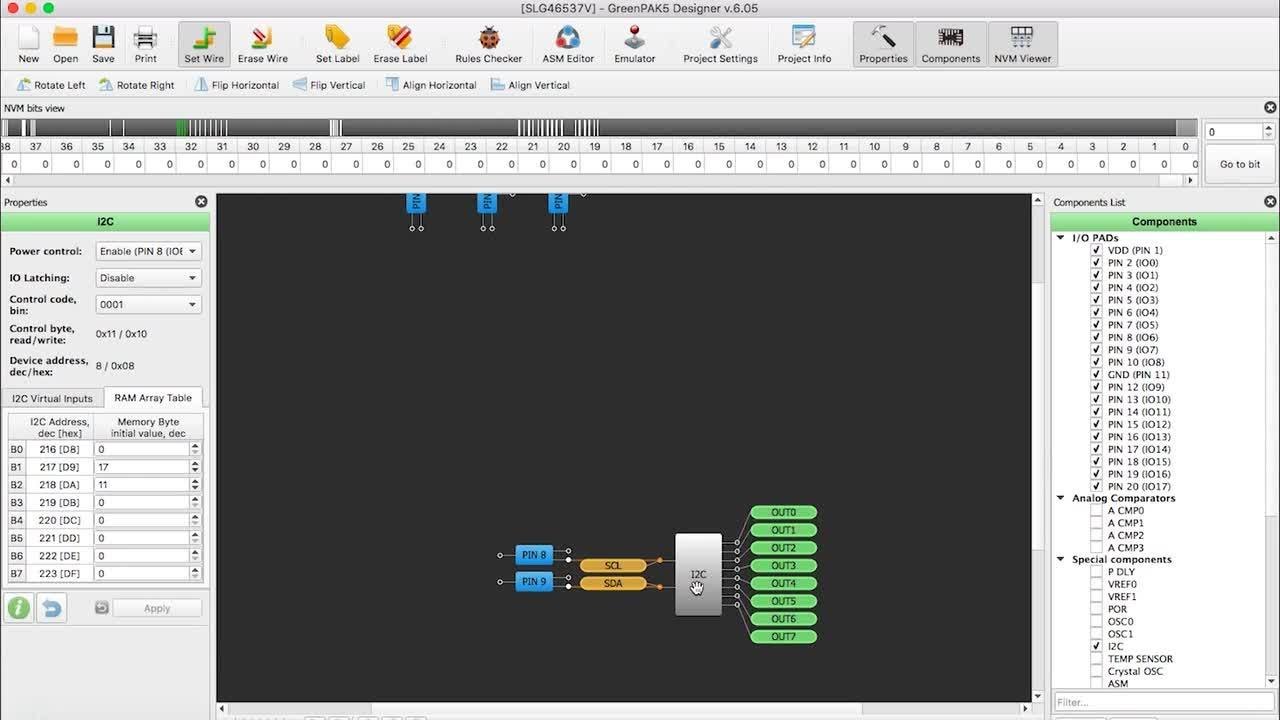 GreenPAK I2C - YouTube