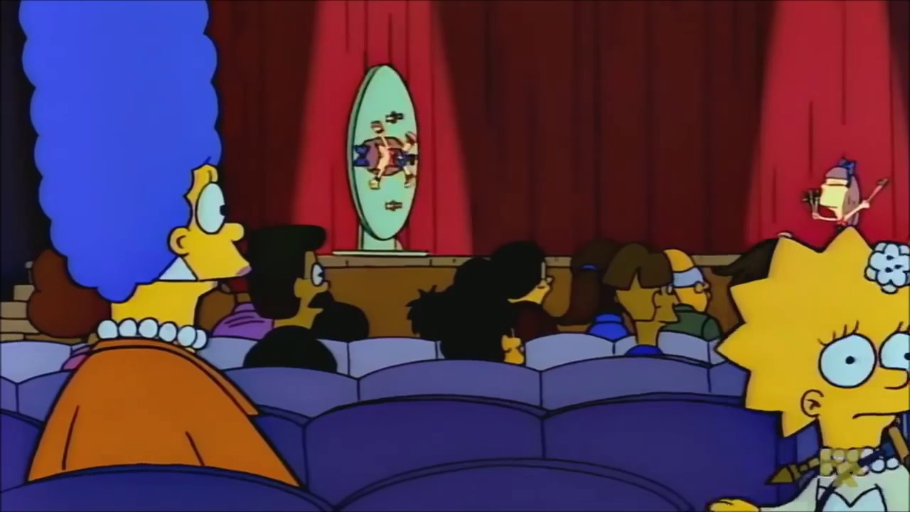 Sherri And Terri Throw knives At Each Other -The Simpsons - YouTube