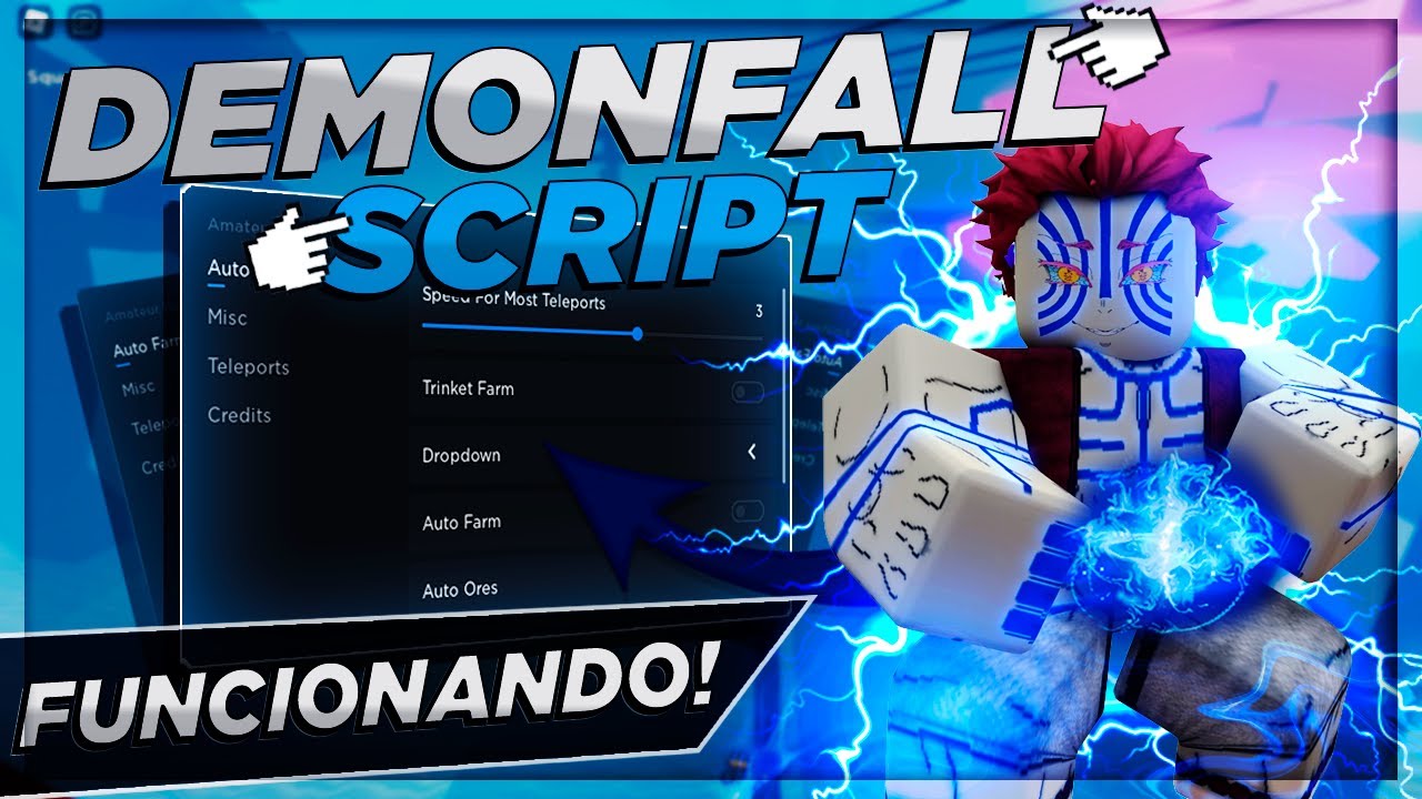 *NOVO* SCRIPT PARA O DEMONFALL OP {TP, AUTO-FARM E MUITO MAIS} - YouTube