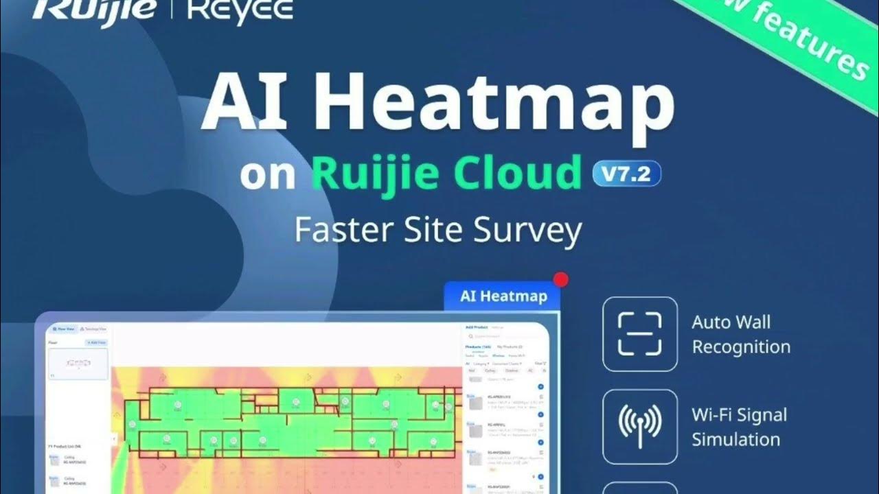 How to generate Heatmap by Using Ruijie Cloud #heatmap #wireless - YouTube