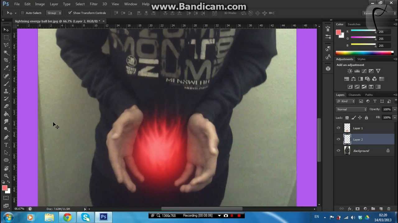 Photoshop Tutorial 1 - Light Energy Ball [HD] - YouTube