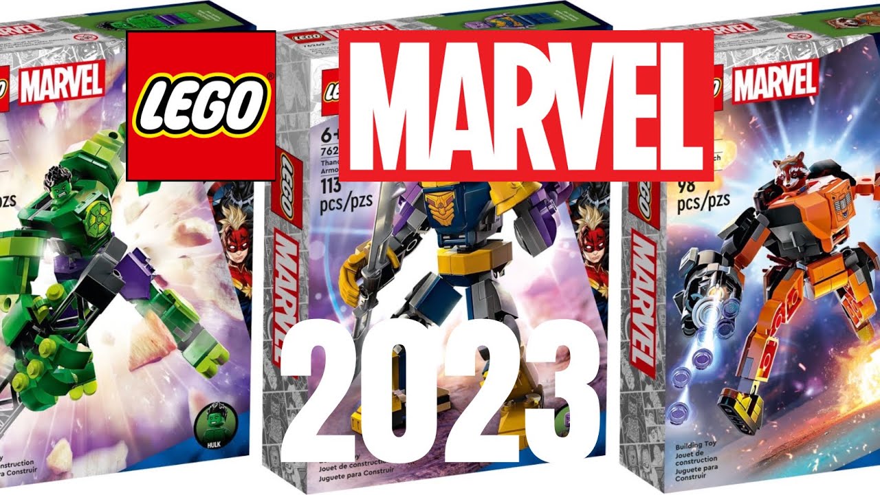 LEGO Marvel 2023 mechs revealed! - YouTube