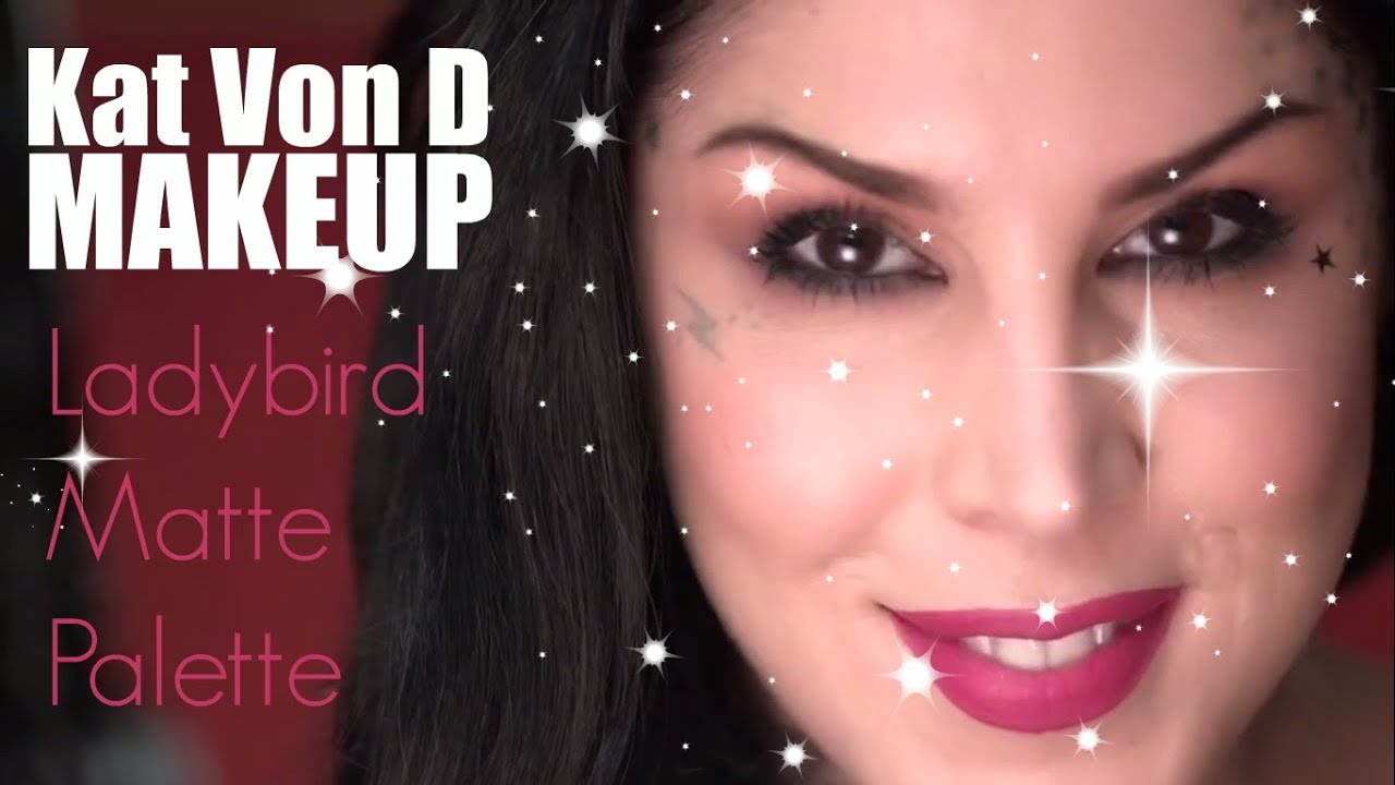 Kat Von D Makeup - Ladybird Matte Eyeshadow Palette How To Use - YouTube