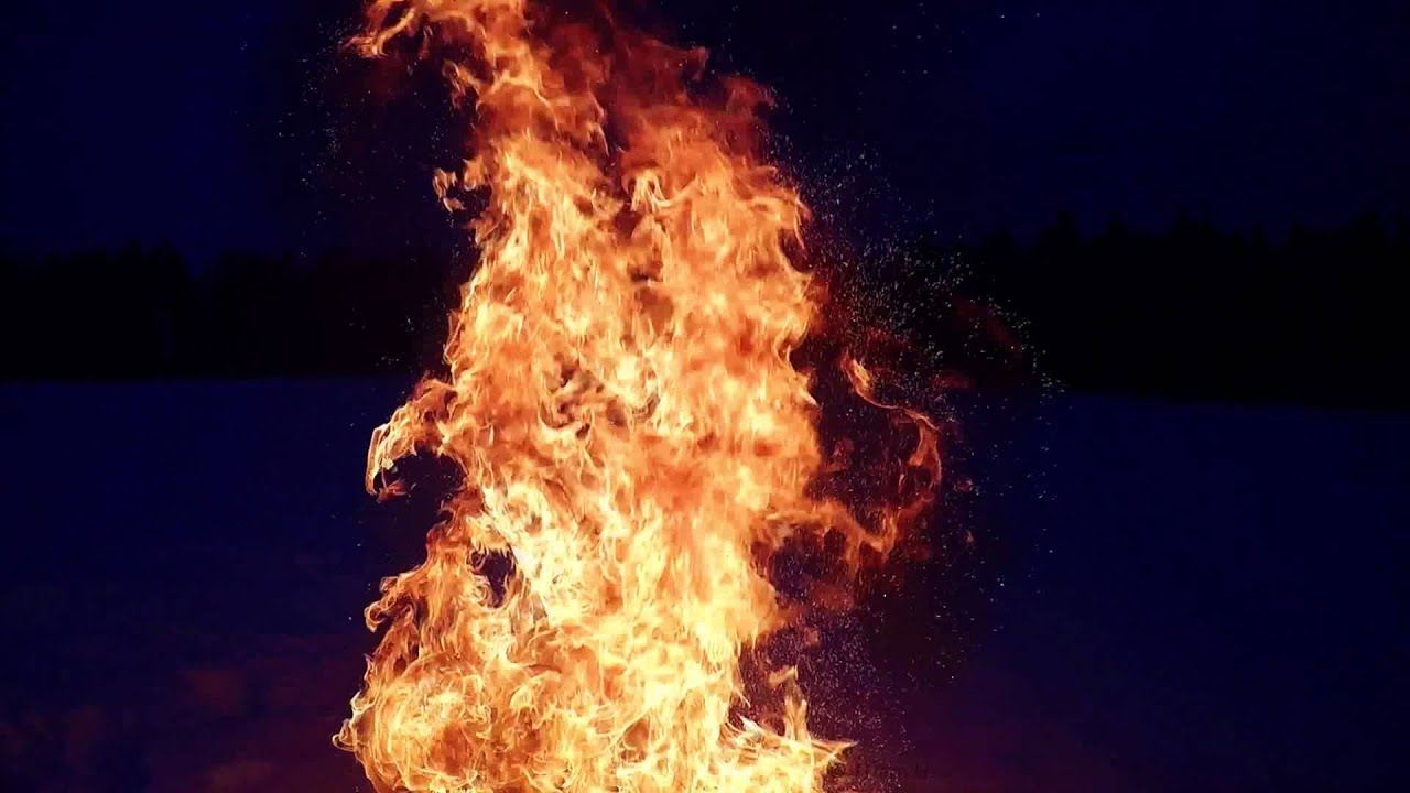 Awesome Crackling FIRE flames Full HD 1080p - YouTube
