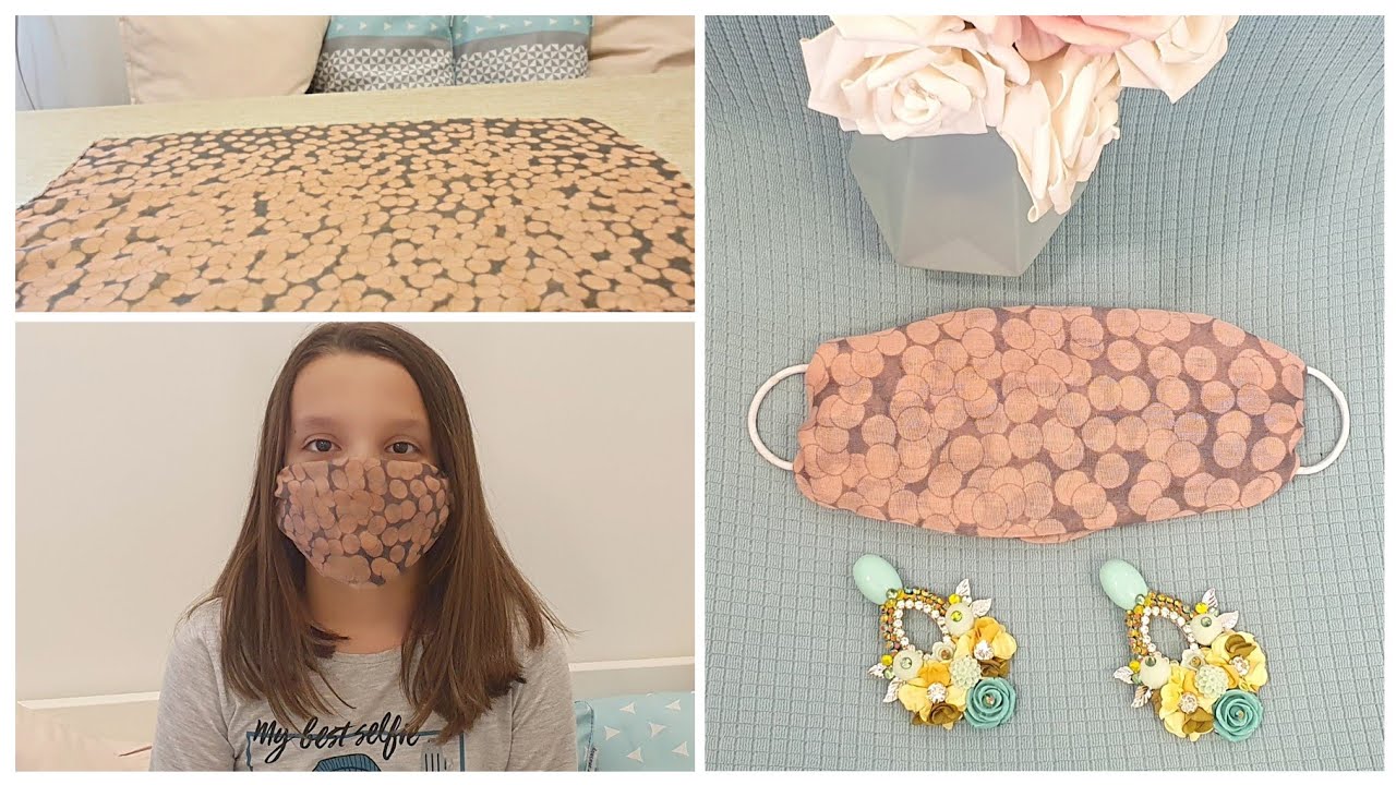DIY face mask with bandana - YouTube