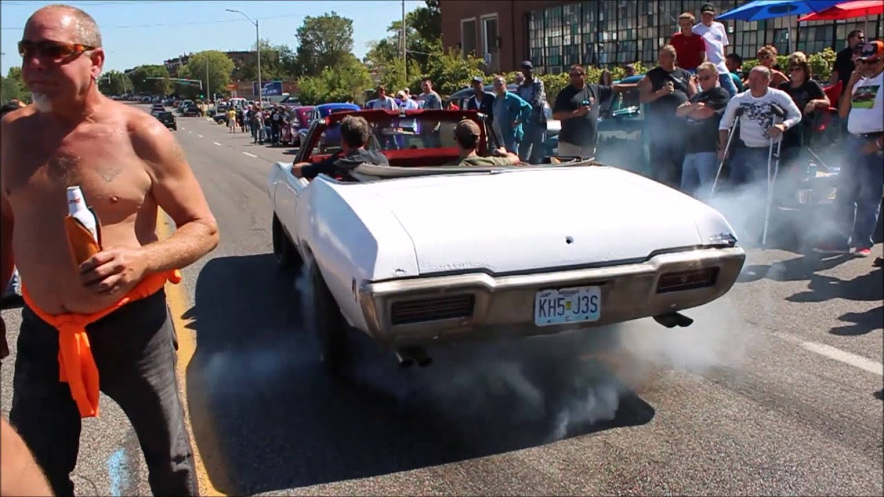 (Part 1) Rat Rod Burnouts @ Shapiro Steel Fest St.Louis, MO - YouTube