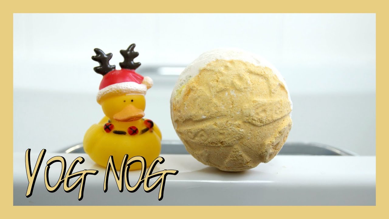 Yog Nog Lush Bath Bomb Demo - YouTube