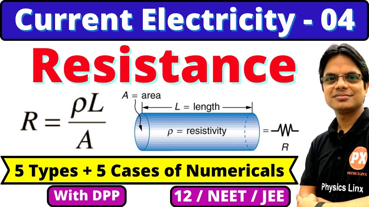 Current Electricity 04 : Resistance - Definition, Origin and Numericals ...