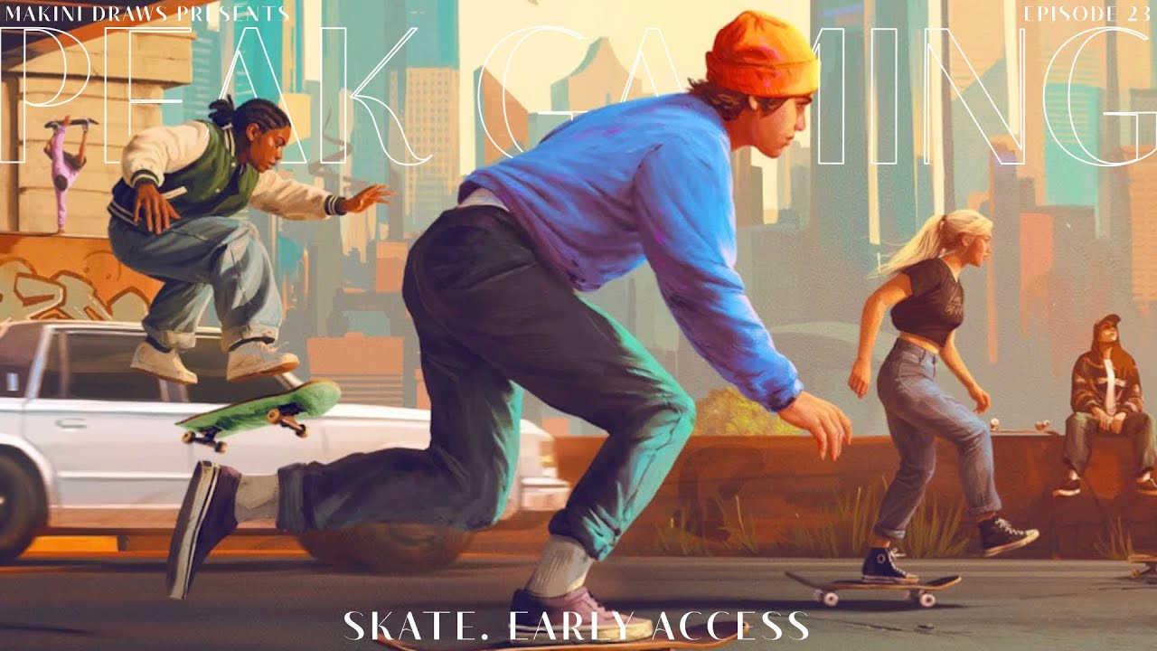 This is About Skateboarding Right? | Makini Draws Presents | Peak ...