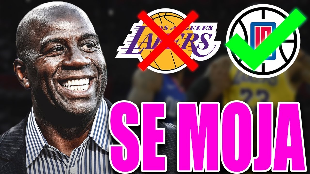 🤔MAGIC JOHNSON ELIGE ENTRE LAKERS Y CLIPPERS / ¿PESIMISMO EN LOS ...