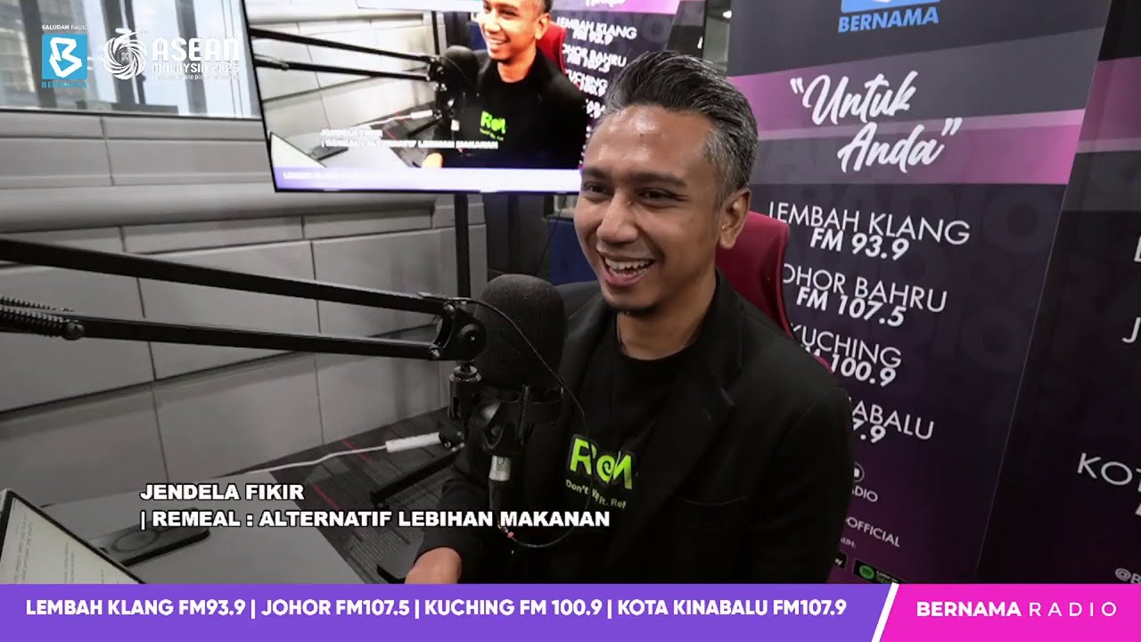 Wan Emir Astar introduces ReMeal on Bernama Radio - Jendela Fikir - YouTube