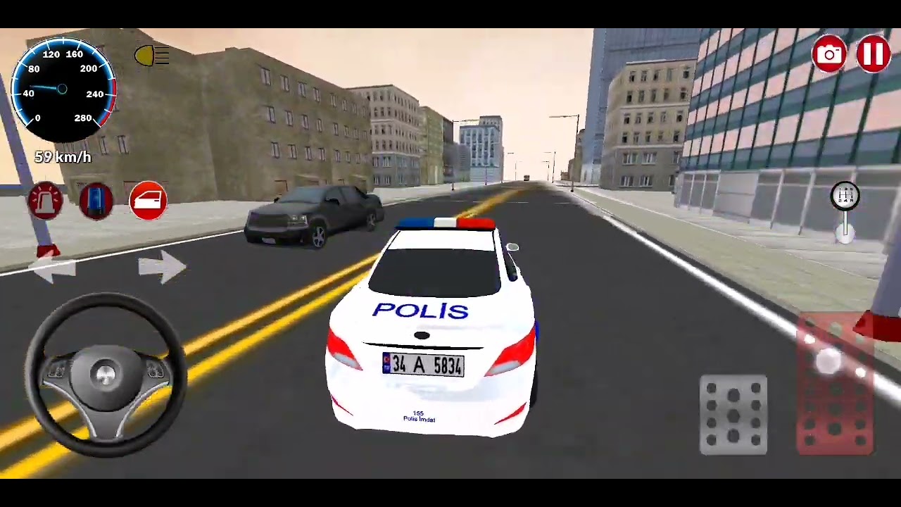 Türk Polis ve Araba Oyunu - Real Police Car Games - Polis arabası oyunu ...