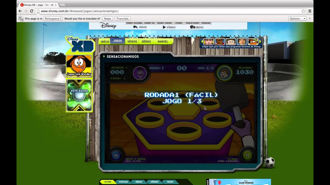 Super Game - Desafio de JOGOS disney XD - YouTube