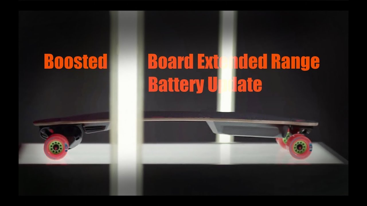 Boosted Board 2 Extende Range Battery - YouTube