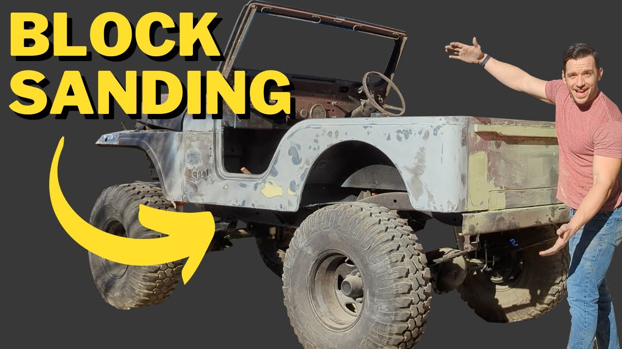 Learning NEW Block Sanding and Bondo Techniques! - SUPER Wavy Panel ...