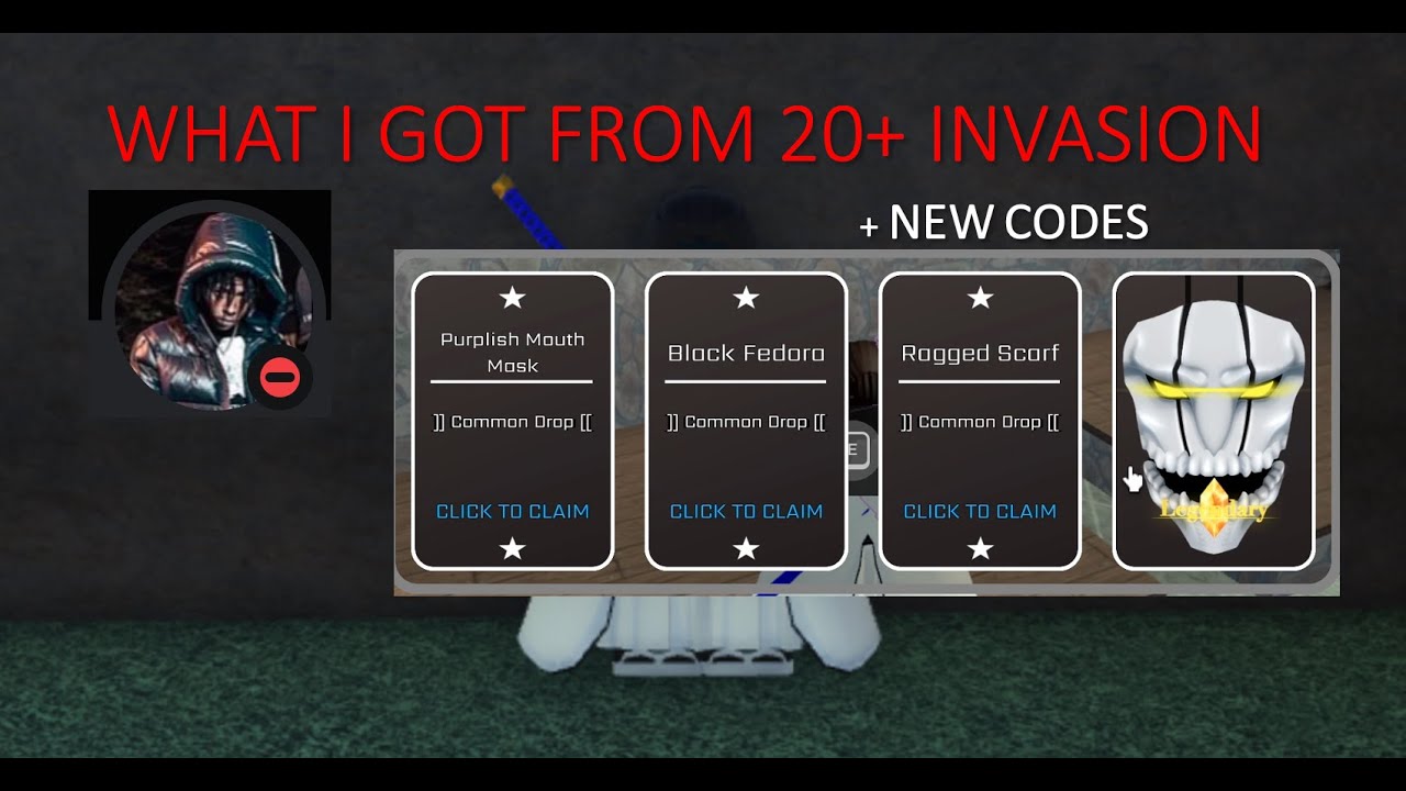 WHAT I GOT FROM 20+ INVASION *CODES* - YouTube