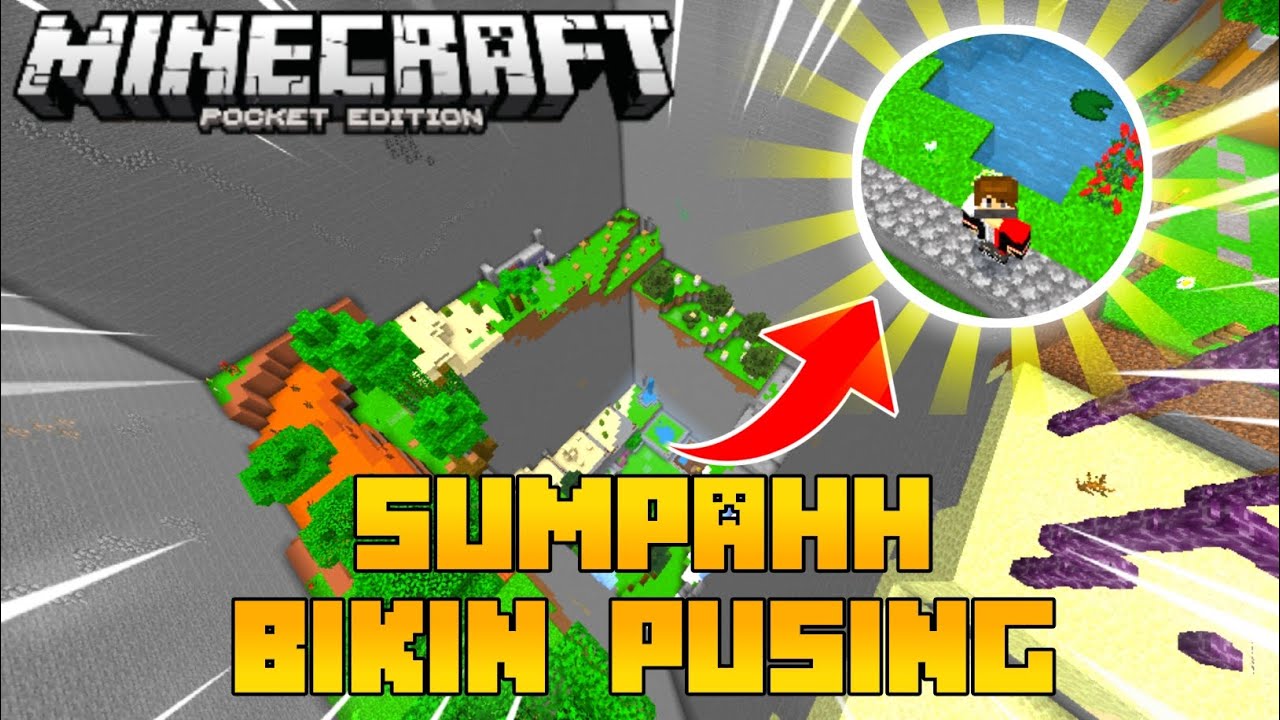 map nya bikin pusing coyy main map parkour velly drop di Minecraft pe ...