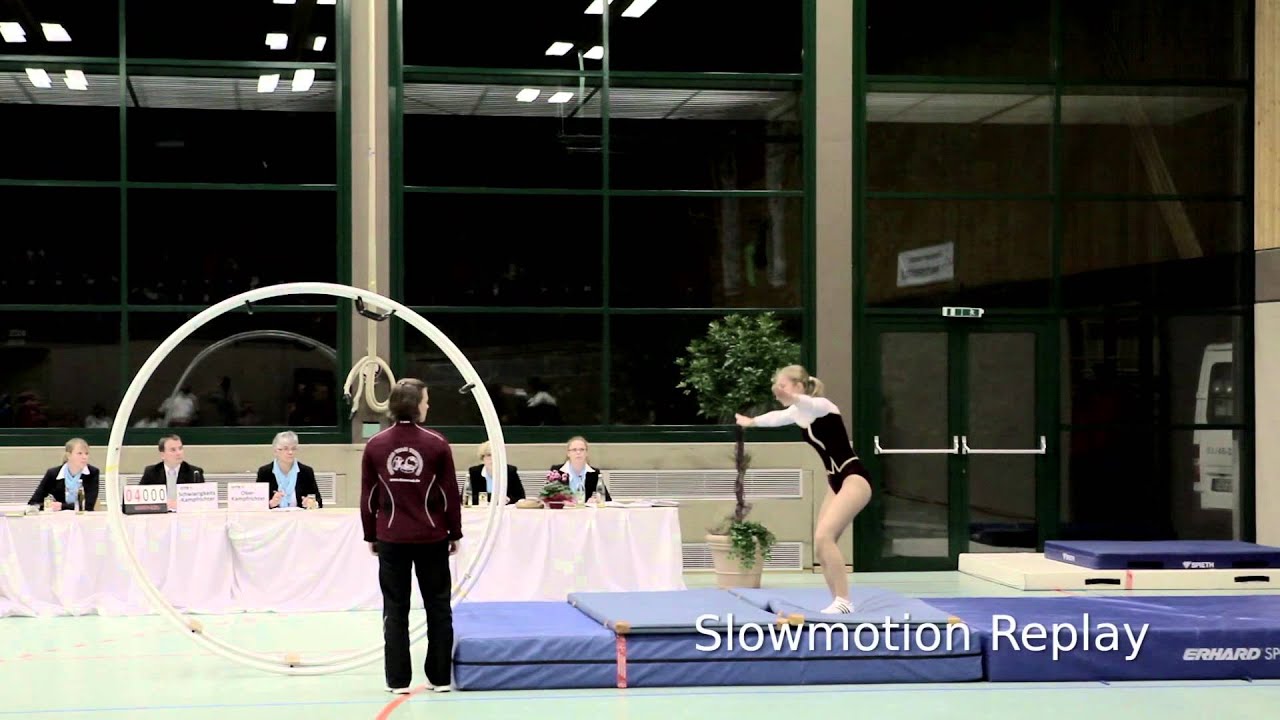 Deutsche Meisterschaften in Rhönradturnen 2012 Sprung Finale der Frauen ...