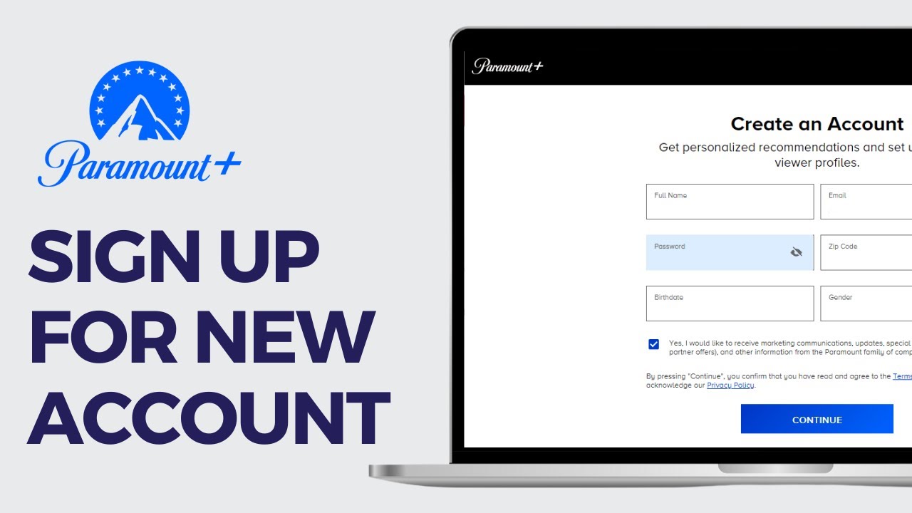 How To Sign Up for Paramount+ Account 2024 (UPDATED GUIDE) - YouTube
