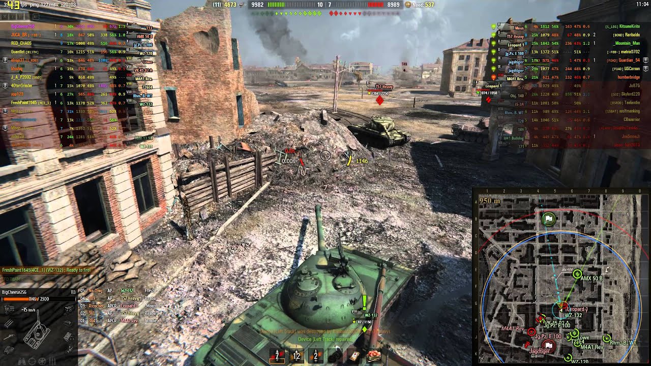 World of Tanks 113 - "122mm minigun", 8000 dmg, 3 kills, 11k WN8 - YouTube