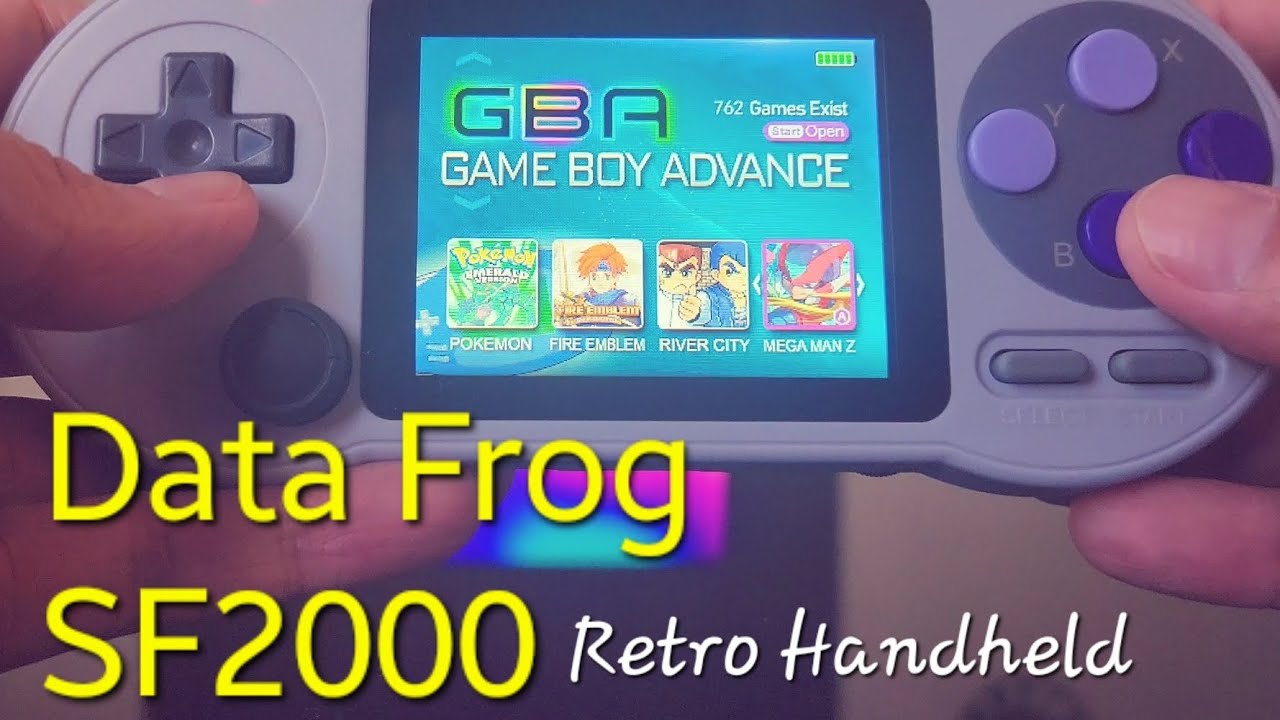 Data Frog | SF 2000 | Retro Handheld - YouTube