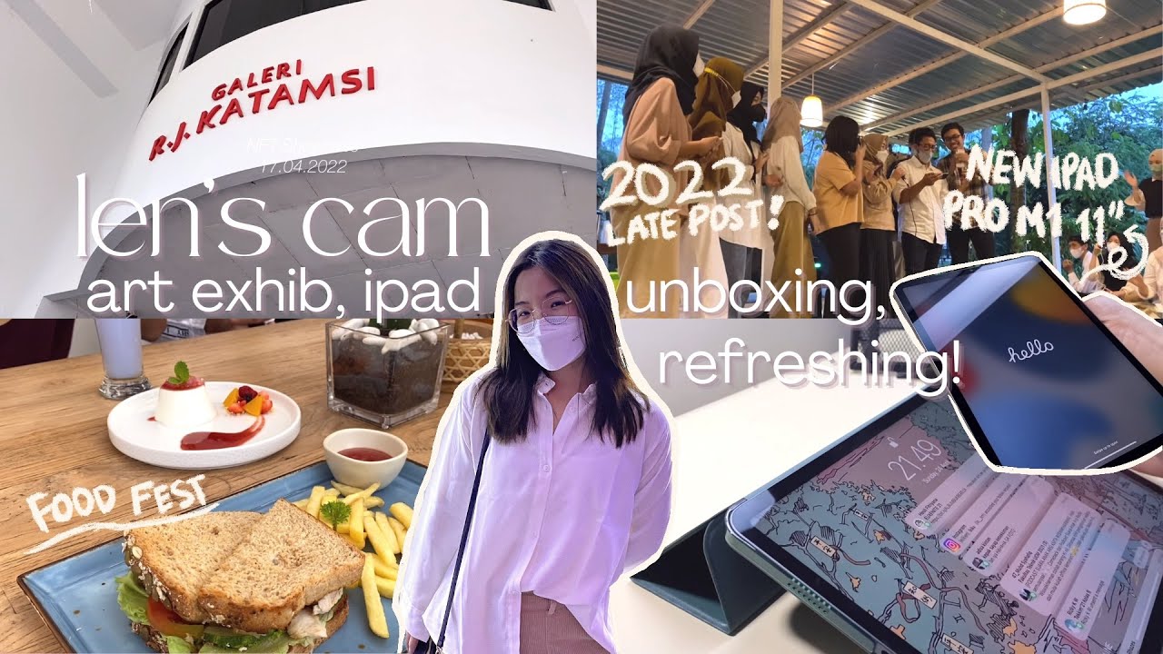 LIFE AS UGM STUDENT: art exhib, ipad unbox, refreshing! | weekly vlog INDONESIA - YouTube