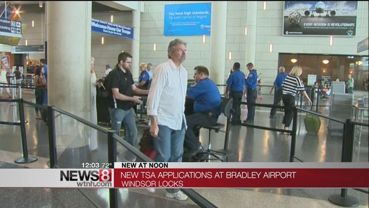 TSA Pre-Check Applications at Bradley Airport - YouTube