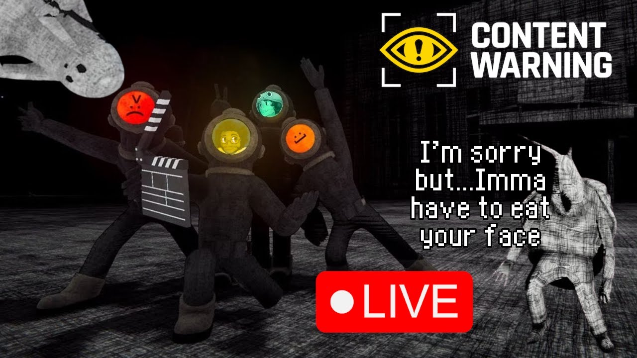I always wanted to be a streamer!!! || Content Warning LIVE w/ @happbi ...