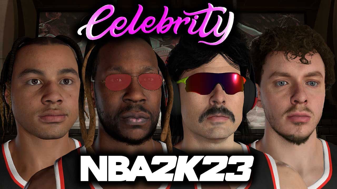 NBA 2K23 NEW FACE SCANS - CELEBRITIES, YOUTUBERS, LEGENDS, CLASSIC ...