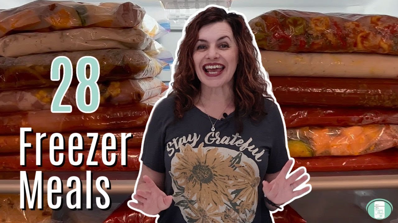 Cook Once and Eat for a Month | Mega Meal Prep - YouTube