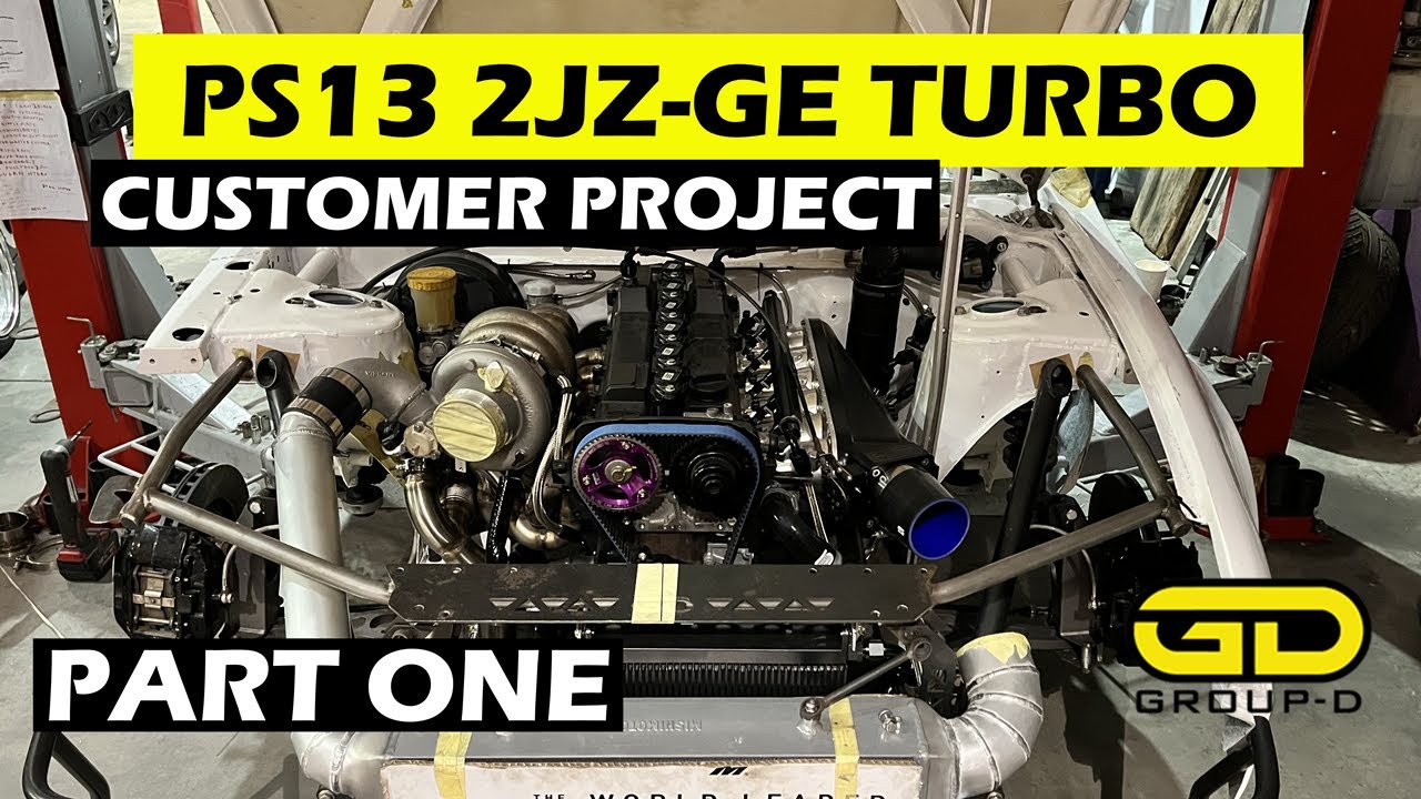 PS13 2JZ-GE Turbo Build Part 1 - YouTube