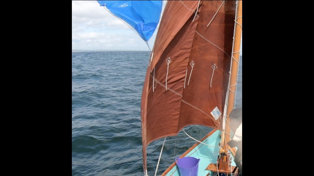 Drascombe Lugger Spinnaker Problems as "Lily Ella" Sails from ...