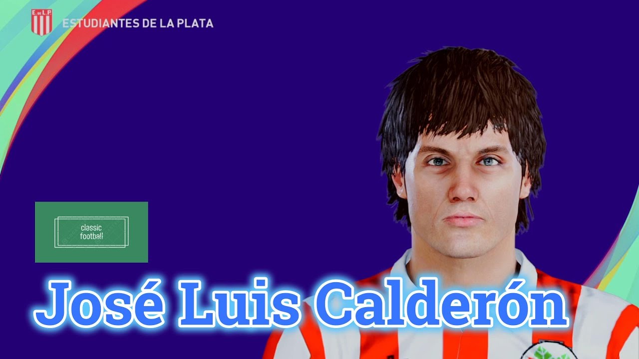 José Luis Calderón - PES Clasico (Face, Body& Stats) - YouTube