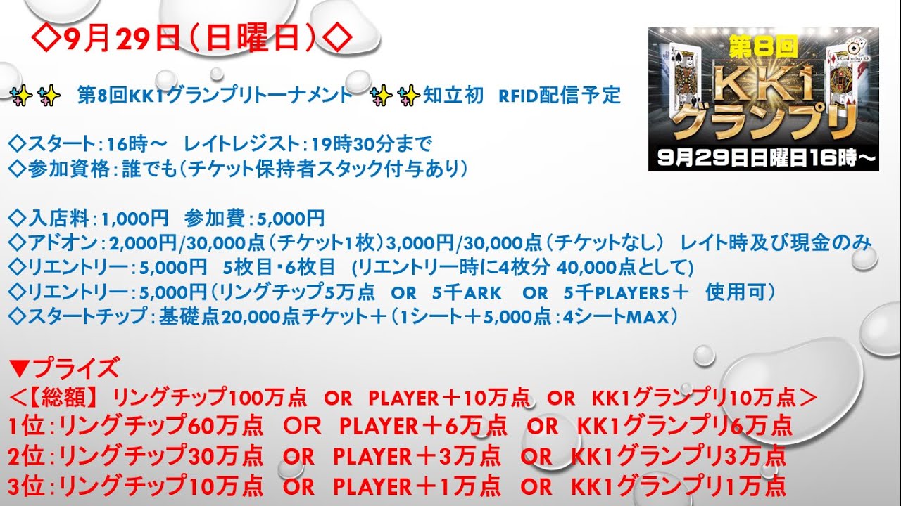 2024年9月29日 第8回 KK1グランプリハウストーナメント - YouTube