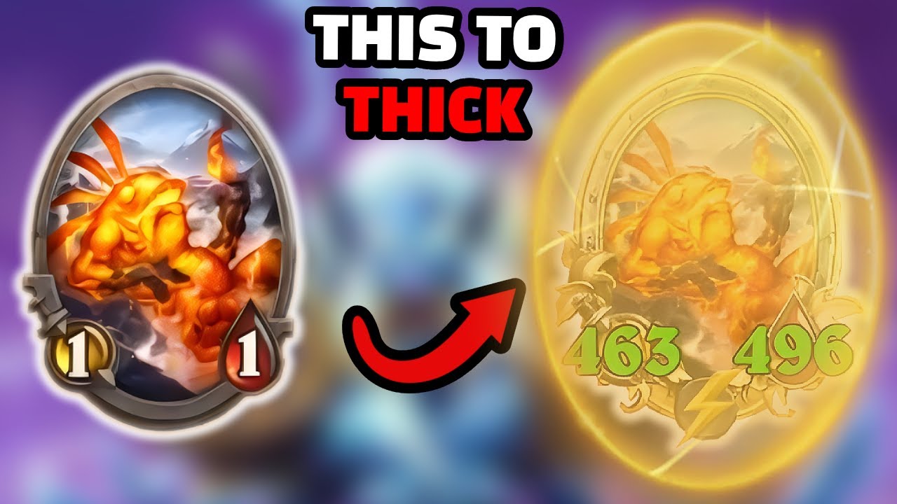 💪 PUNY MAGMALOC GETS THICK... 【Hearthstone: Battleground】 - YouTube