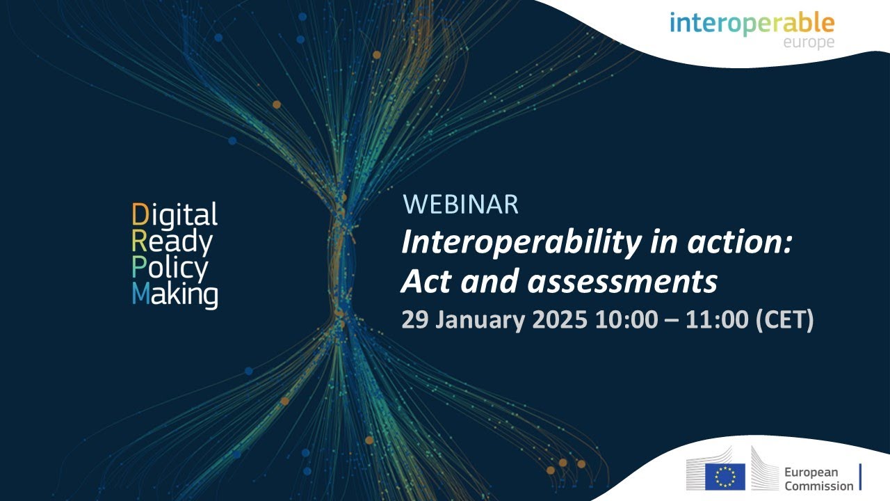 DRPM Webinar | Interoperability in action: Act and assessments - YouTube