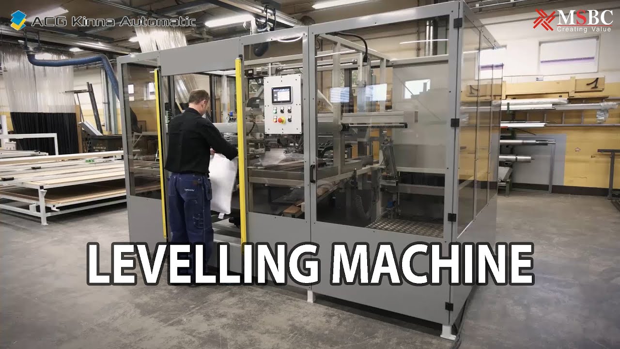 MSBC - Kinna Automatic Pillow Levelling Machine - YouTube