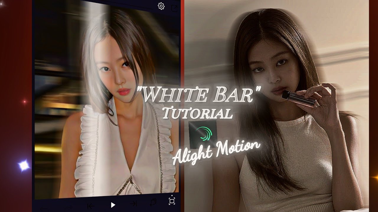 "White bar" transition - Alight Motion (Tutorial) - YouTube