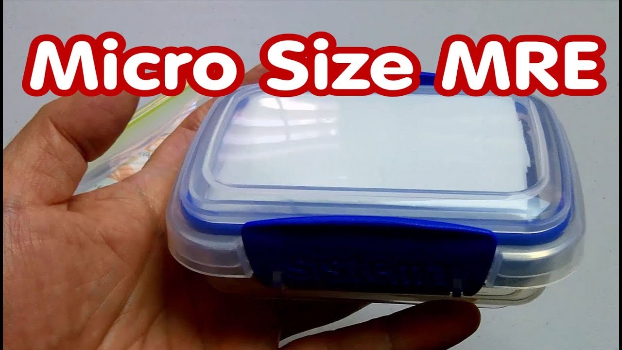 Micro Size DIY MRE : Energy Boost MRE : Meal Ready to Eat : Eye-On ...