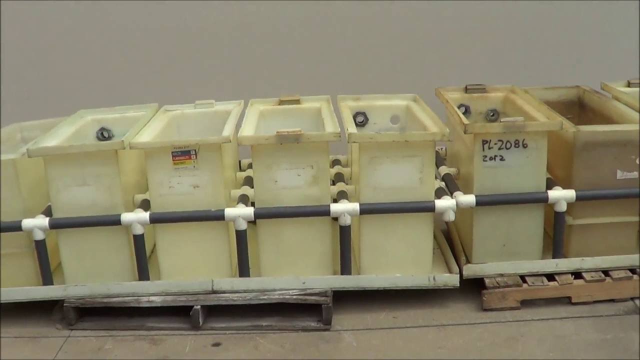 Chem-Tainer 8 Station Poly Plating Line PL2086 - YouTube